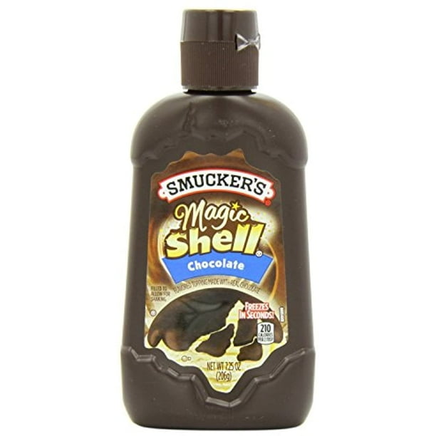 Smuckers Magic Shell Ice Cream Topping, Chocolate Flavor, 7.25-Ounce ... Smuckers Magic Shell Ice Cream Topping, Chocolate Flavor, 7.25-Ounce ...