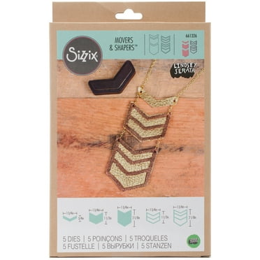Sizzix Movers & Shapers Magnetic Die Set 3PK w/Thinlits Leaf Charms - Walmart.com