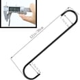 12 Inch Large S Hooks for Hanging Plants,Black Extra Matel Heavy Duty ...