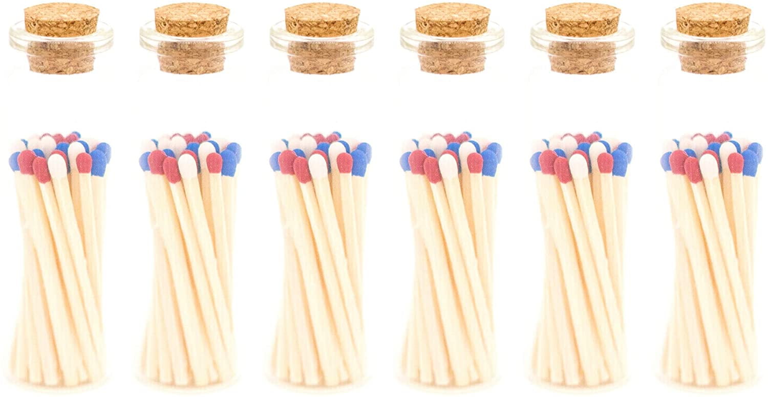 Patriotic #1 Blend Decorative Matches, 120 Small Premium Wooden Matches ...