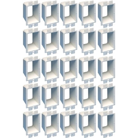 Arlington BE1-25 Electrical Outlet Box Extender, 1-Gang, White, 25-Pack ...
