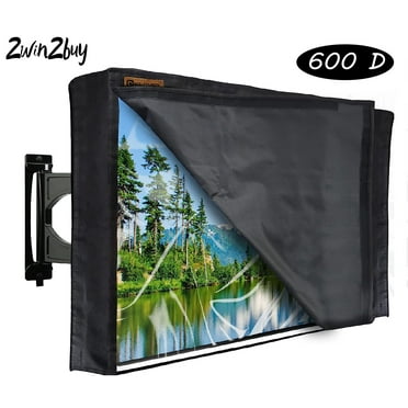 30"-85" 600D Outdoor TV Cover Fitted Waterproof Weatherproof Television ...