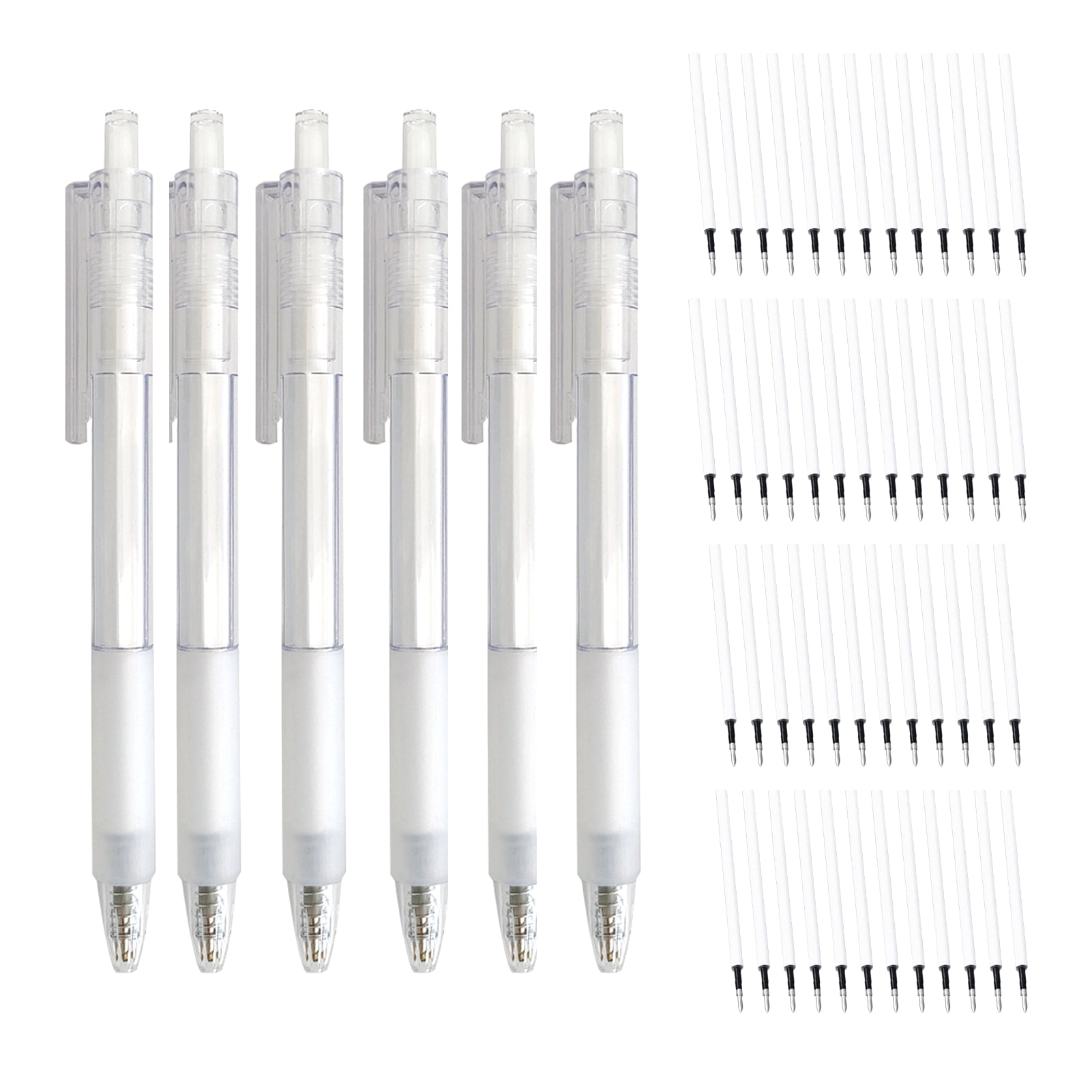 Click here for Flyflise 6pcs Refillable & Retractable Gel Ink Pen... prices