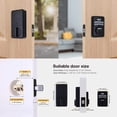 Defiant Radius Matte Black Single Cylinder Electronic Keypad Deadbolt ...