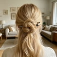 Cat Design Hair Stick – Long Wooden Hairpin for Thick Hair, Versatile ...