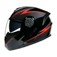 BAOSITY Electric Bike Helmet for Adults Helmet Double Lens Practical ...