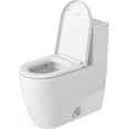 Duravit 2173010001 1.28 GPF Single Flush Elongated Toilet, White ...