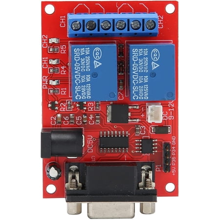 2?Channel Relay Module, SR?10 4A PCB Serial Port Control STC15F104W ...