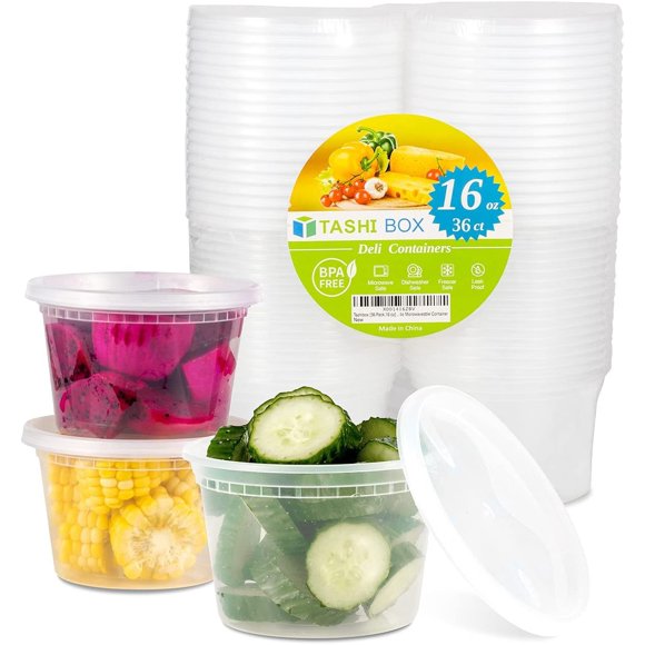 16 Oz Containers with Lids