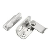 Uxcell Flip Door Latches 201 Stainless Steel Gate Latch Right Open Hasp Slide Lock 1.77" x 1.57 ...