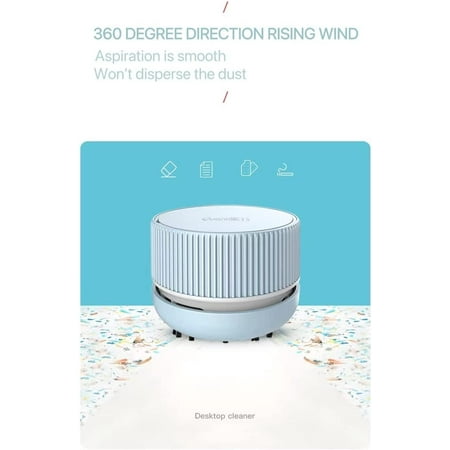 HISRFO Aspirateur de bureau, aspirateur de table, mini balayeuse de ...