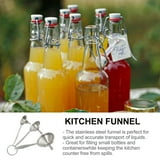 Raindrops 3 Pcs Wine Filter Stainless Funnel Dispenser Juice Fluid ...