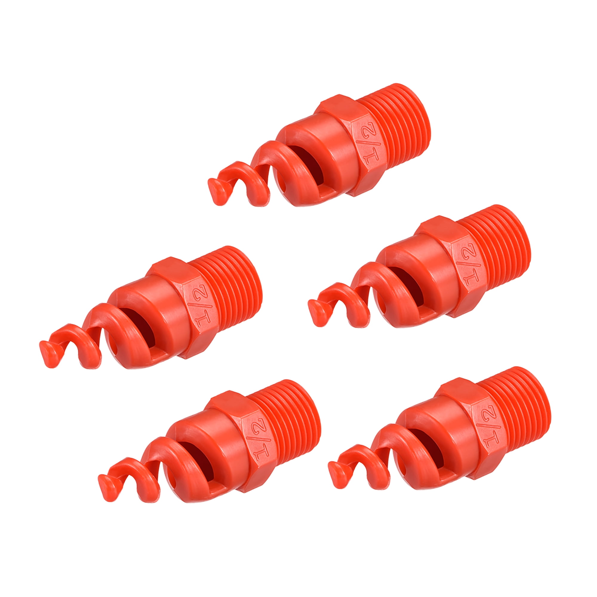 Spiral Cone Atomization Nozzle, 1/2 BSPF PP Spray Sprinkler Heads, 5 ...