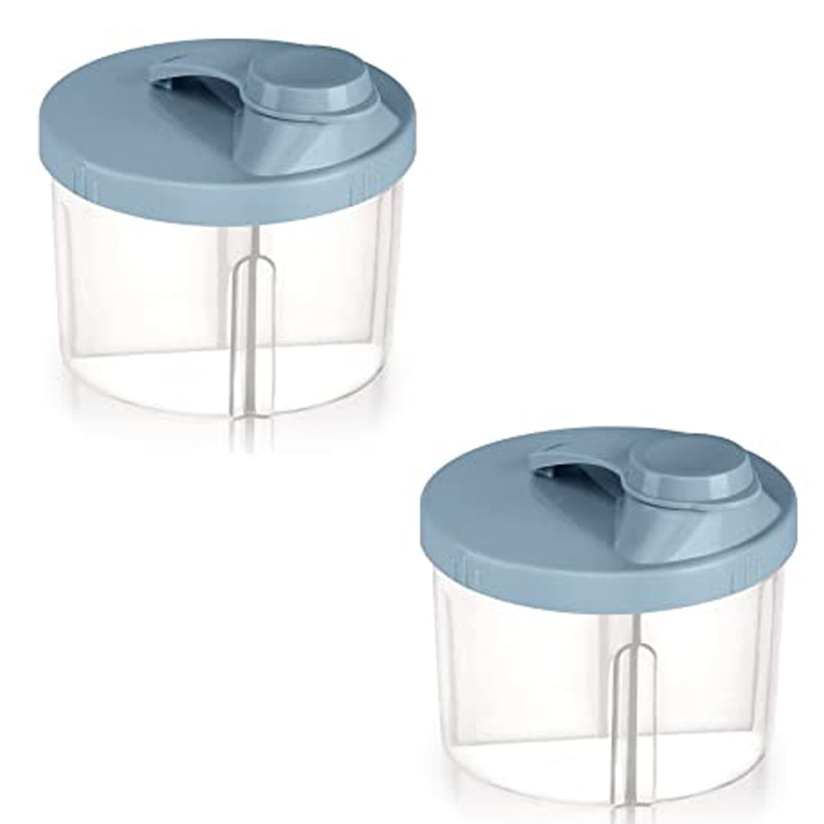 QingY-2-Pack Baby Milk Powder Formula Dispenser, Spill-Free Rotating ...