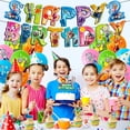 46pcs cartoon themed children's birthday party decorations, including ...