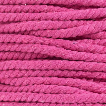 Super Soft 3 Strand Twisted Cotton Rope - Multiple Colors to Choose ...