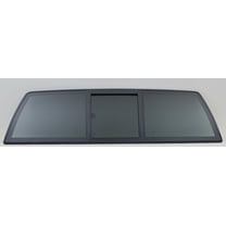 High Performance Back Glass One Panel Manual Back Slider Window ...