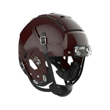 Schutt F7 VTD Adult Football Helmet with Carbon Steel Mask (Navy, XL ...