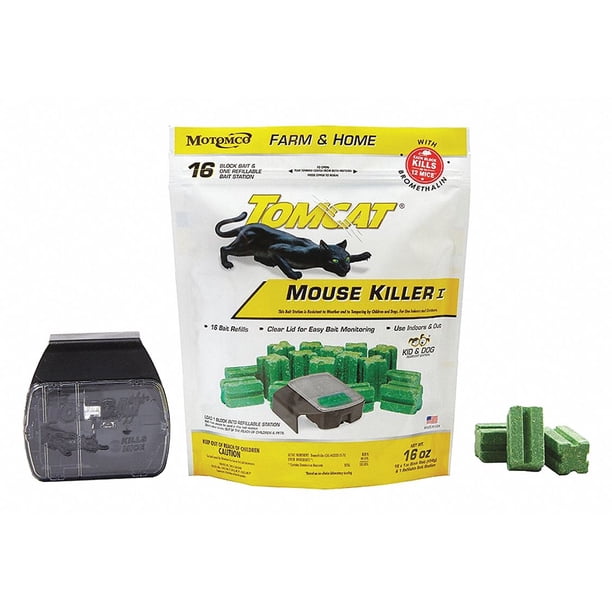 Tomcat Bait Station,Refillable,Rodent Control 22786 - Walmart.com