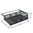Colaxi under Desk Drawer Basket Hidden Desktop Organizer Black ...
