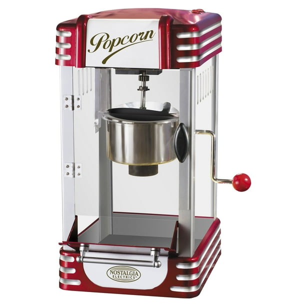 Nostalgia RKP630 Retro 2.5-Ounce Tabletop Kettle Popcorn Maker, Makes ...