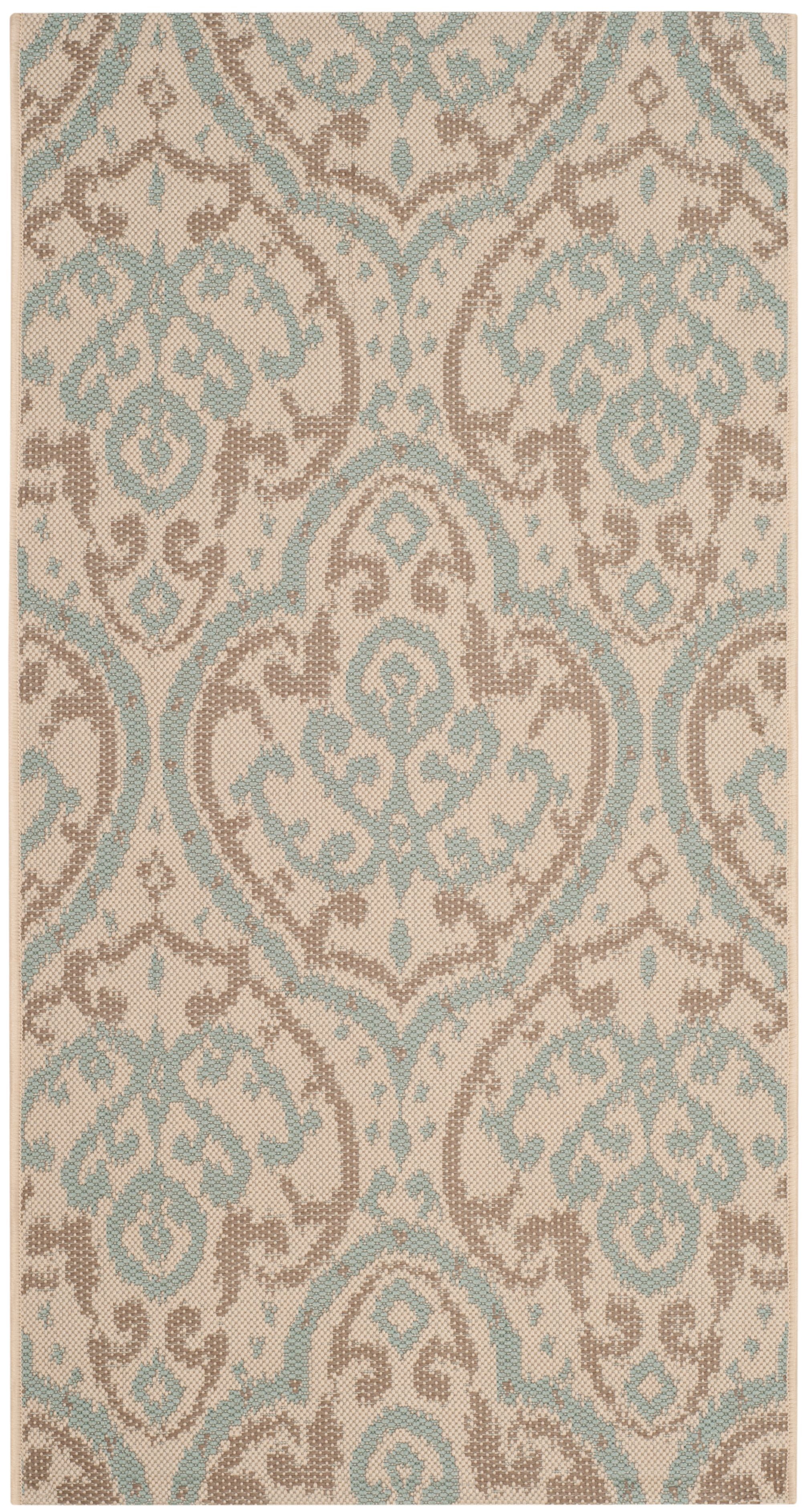 Safavieh Martha Stewart Mervyn Damask Indoor/Outdoor Area Rug - Walmart.com