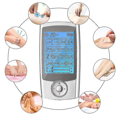 Tens 16 Modes English Rechargeable Pulse Massage Instrument Ems Digital ...