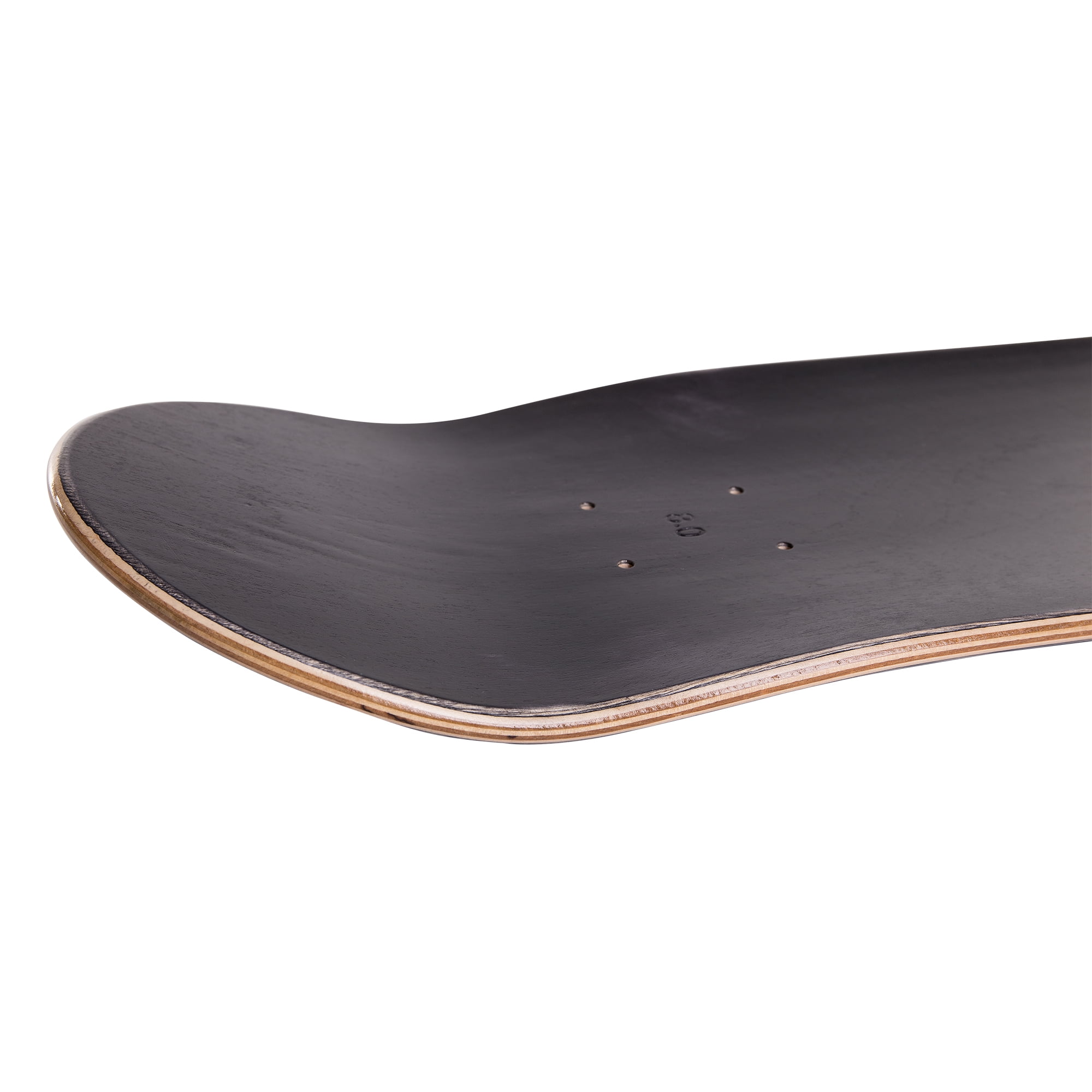Blank Skateboard Bottom View