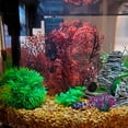 Namzi Fish Tank Accessories 7-Piece Artificial Aquarium Plants Rock ...