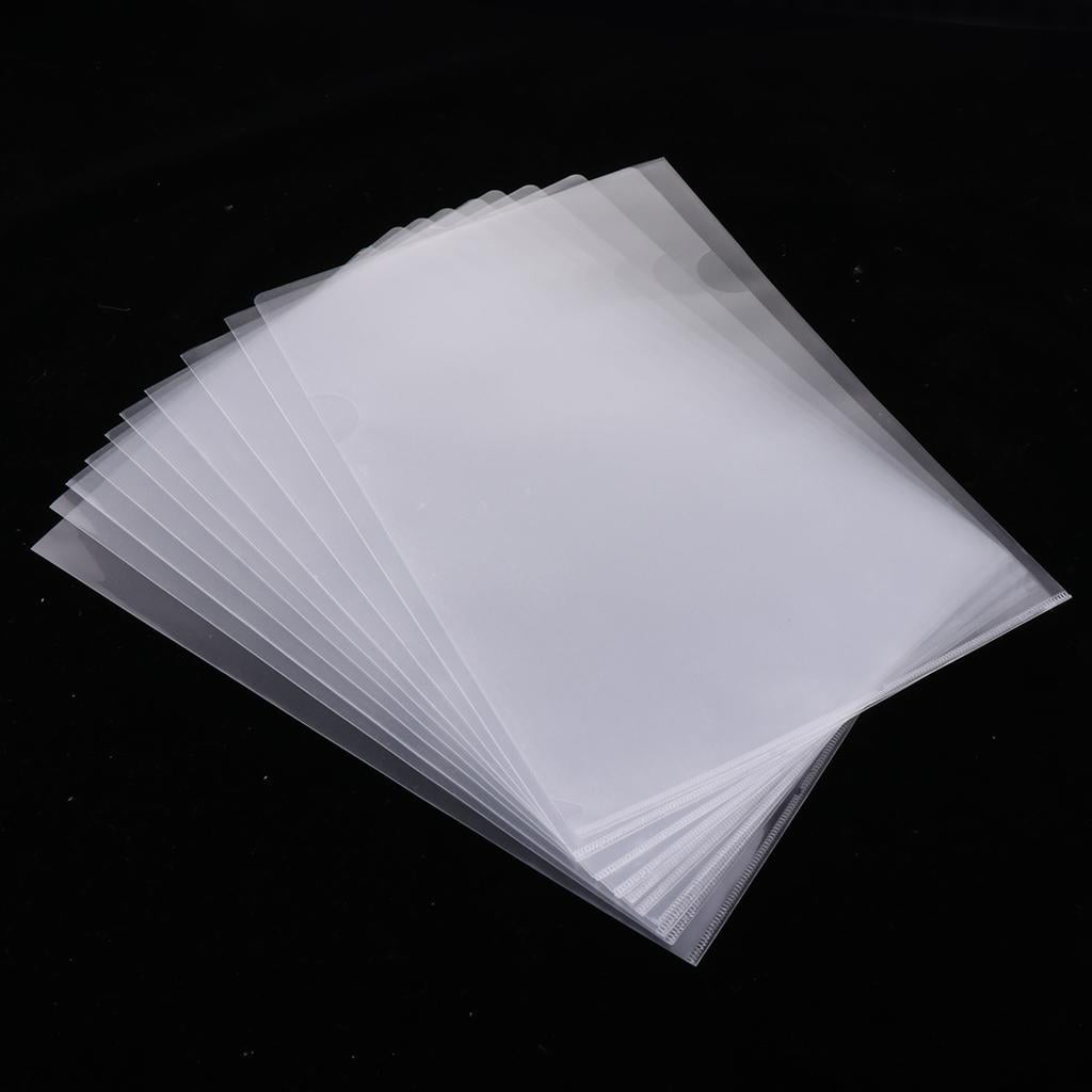 10x Clear Sleeves Pocket -Type Paper Document Protector Folder ...