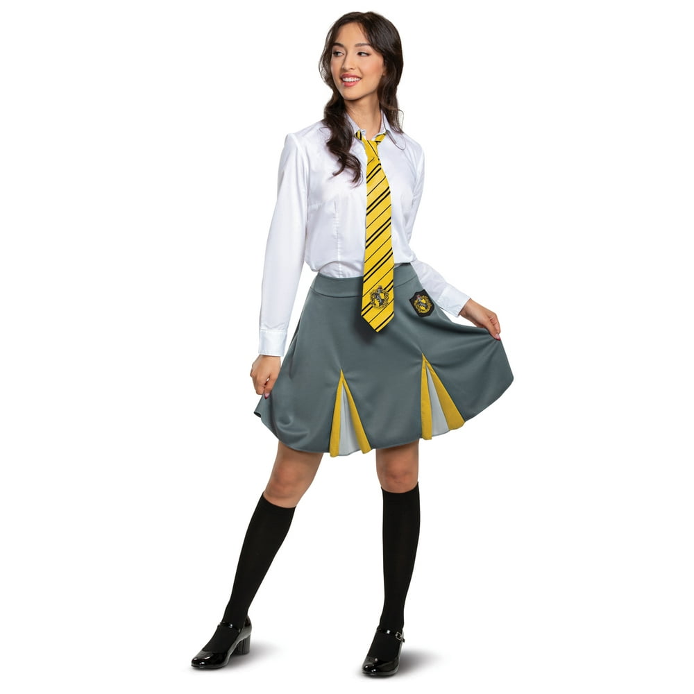 Hufflepuff Womens Adult Harry Potter Hogwarts House Uniform Costume ...