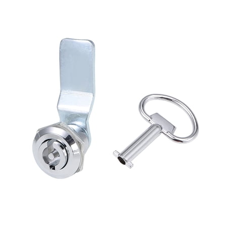 Tubular Cam Locks 22mm Cylinder Dia 52mm Long Cam Slotted Key 4Pcs ...