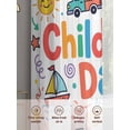 Children's Day Sheer Curtains for Living Room Bedroom Cartoon Cute ...