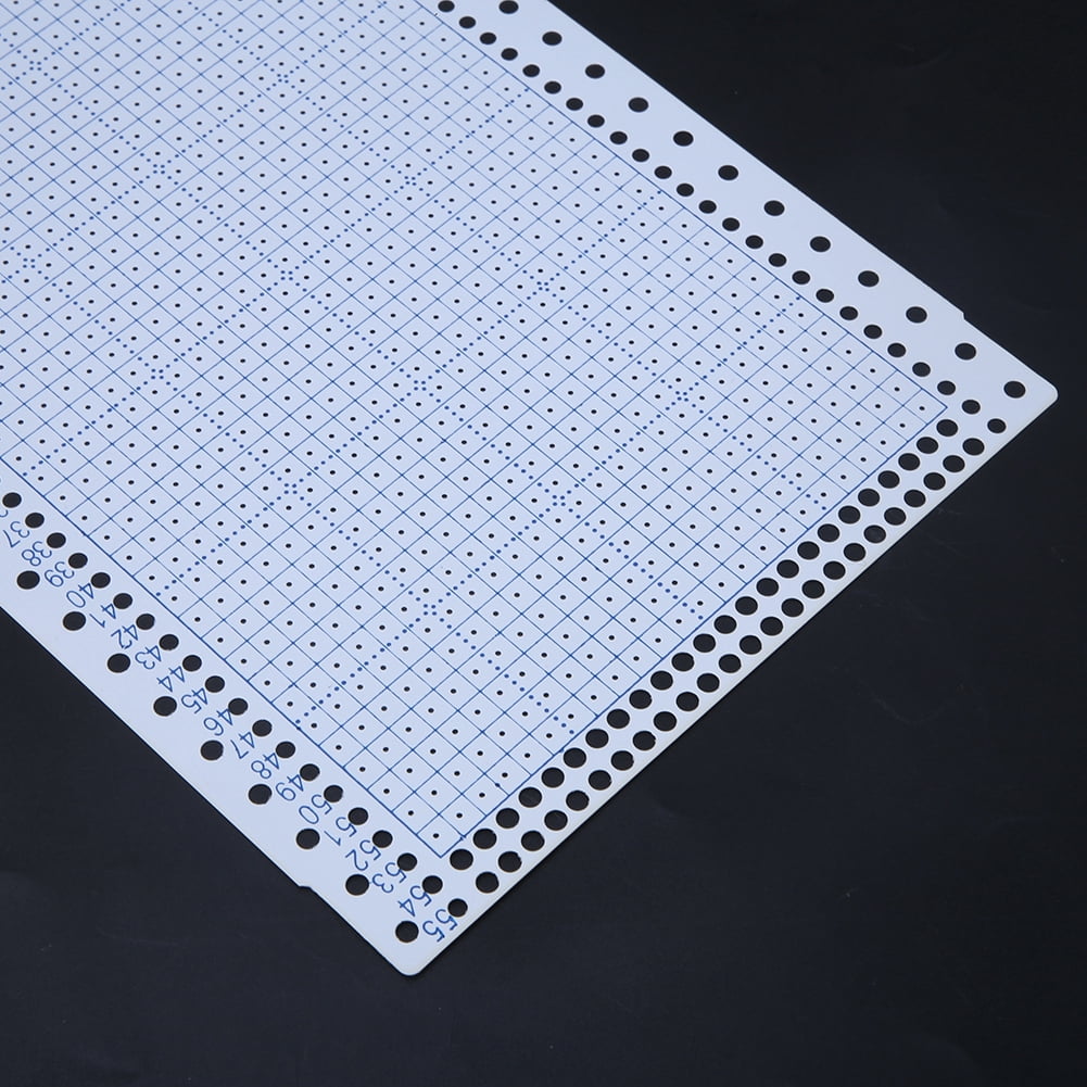 Tarjeta Perforada Duradera ANGGREK para Máquina de Tejer 10 Piezas ...