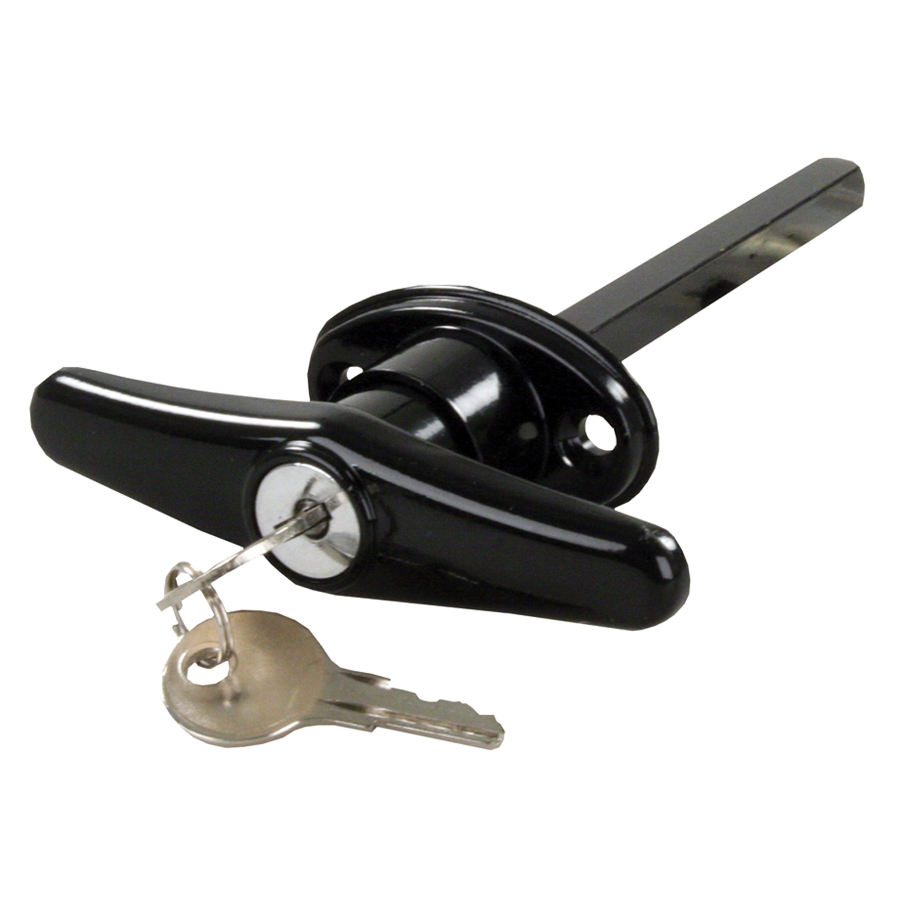JR Products 10985 Locking T-Handle - Black - Walmart.com