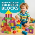 National Geographic Kids Foam Building Blocks – 100-Piece Soft Foam ...
