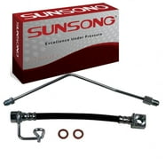 Trailer Brake Coiled Air Line Hose 12 ft Red & Blue Set Replaces Velvac ...