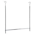 Honey-Can-Do Adjustable Hanging Closet Rod, Chrome, Steel Construction ...