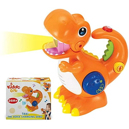 KiddoLab Tikki The Dino Voice Changer, Recording & Playback Toy ...