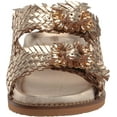 Sam Edelman Woven Leather Slide Sandal with Jewel-Embellished Buckles ...