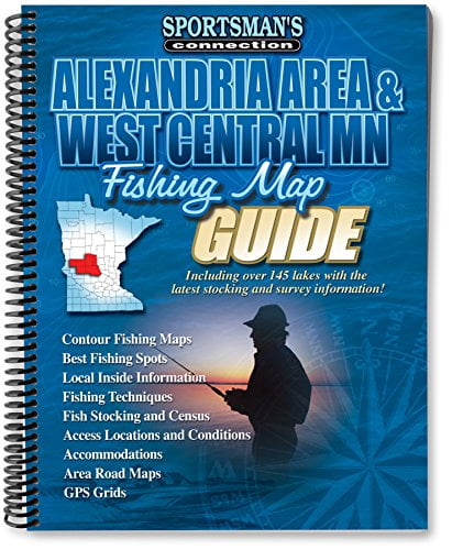Pre-Owned Alexandria Area & West Central Minnesota Fishing Map Guide ...