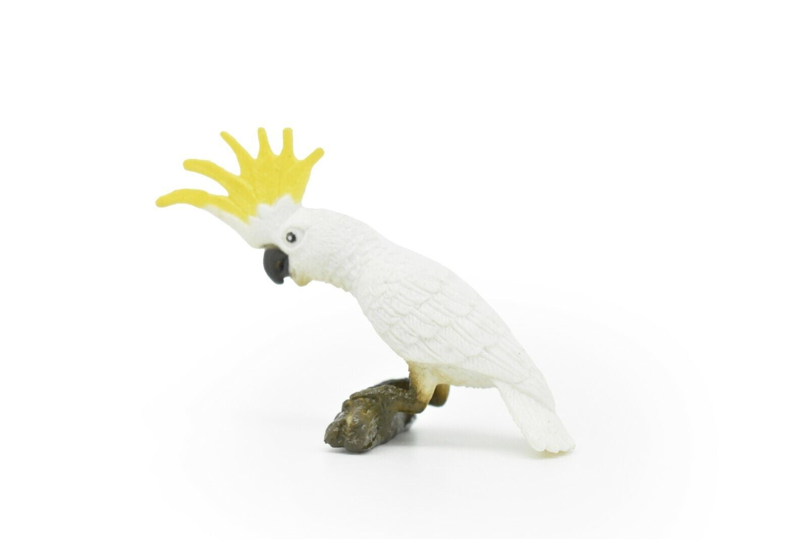 Cockatoo Toy, Museum Quality Rubber Replica, Hand Painted 3" CWG195 ...