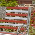 Well Made Metal American Flag Bench - Walmart.com