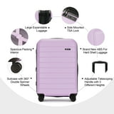 GinzaTravel 2 Piece Luggage Set ABS Hardshell Hardside Lightweight ...