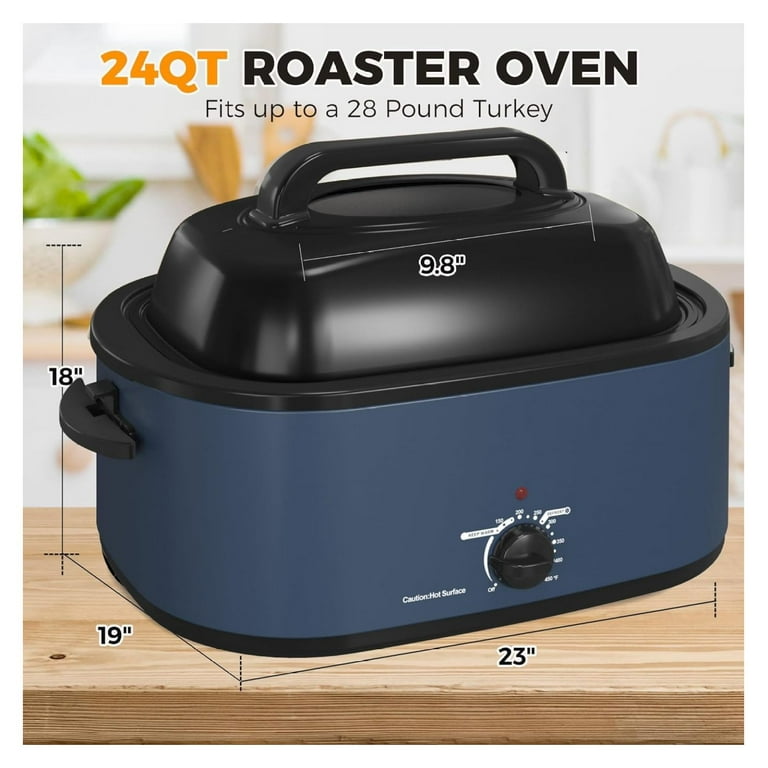 Large Electric Roaster With Lid Amazon.com: 22 Quart Electric Roaster