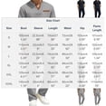 Bpyeka Men's Waffle Knit Two-Piece Tracksuit, V-Neck Short Sleeve T ...