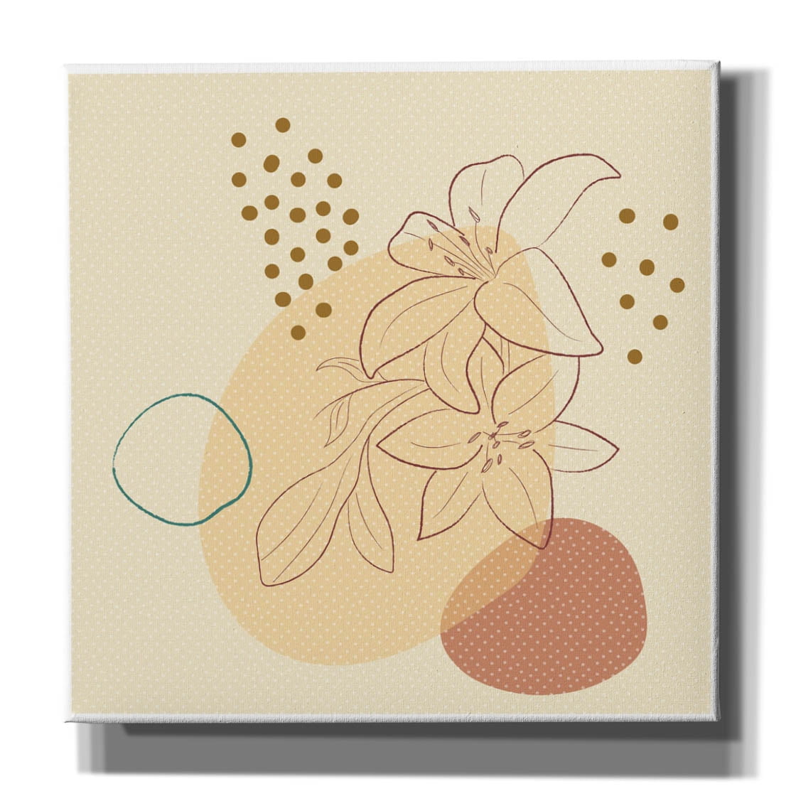 Epic Graffiti 'Abstract Tropical Magnolia' by Sabrina Balbuena, Canvas ...