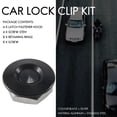 10X Car Hood Bonnet Pin Lock Bumper Clip Kits Push Button Quick Release ...