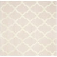 SAFAVIEH Cambridge Liam Geometric Wool Area Rug, Light Pink/Ivory, 9' x ...
