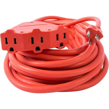 DuroMax XPC10050C 50-Foot 10 Gauge Triple Tap Extension Power Cord ...